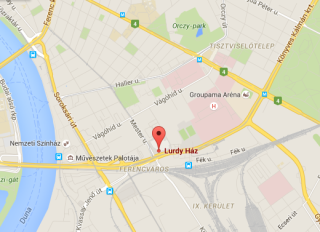 A Lurdy Ház megközelítése és a helyszín